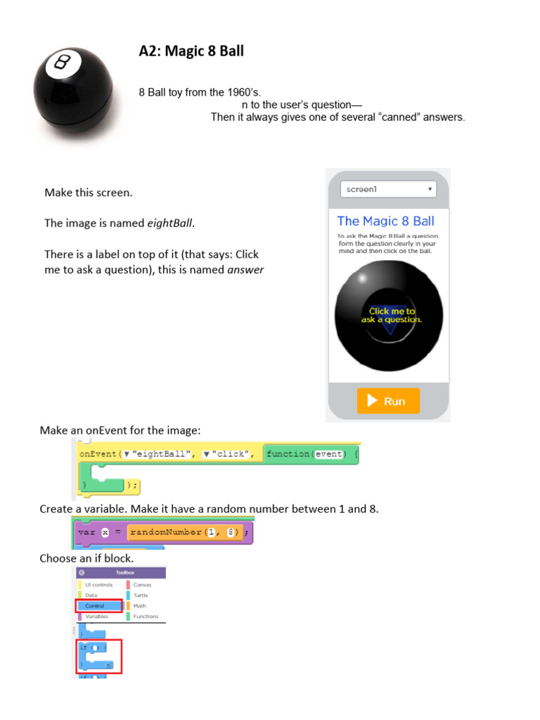 A2 Magic8Ball | PDF