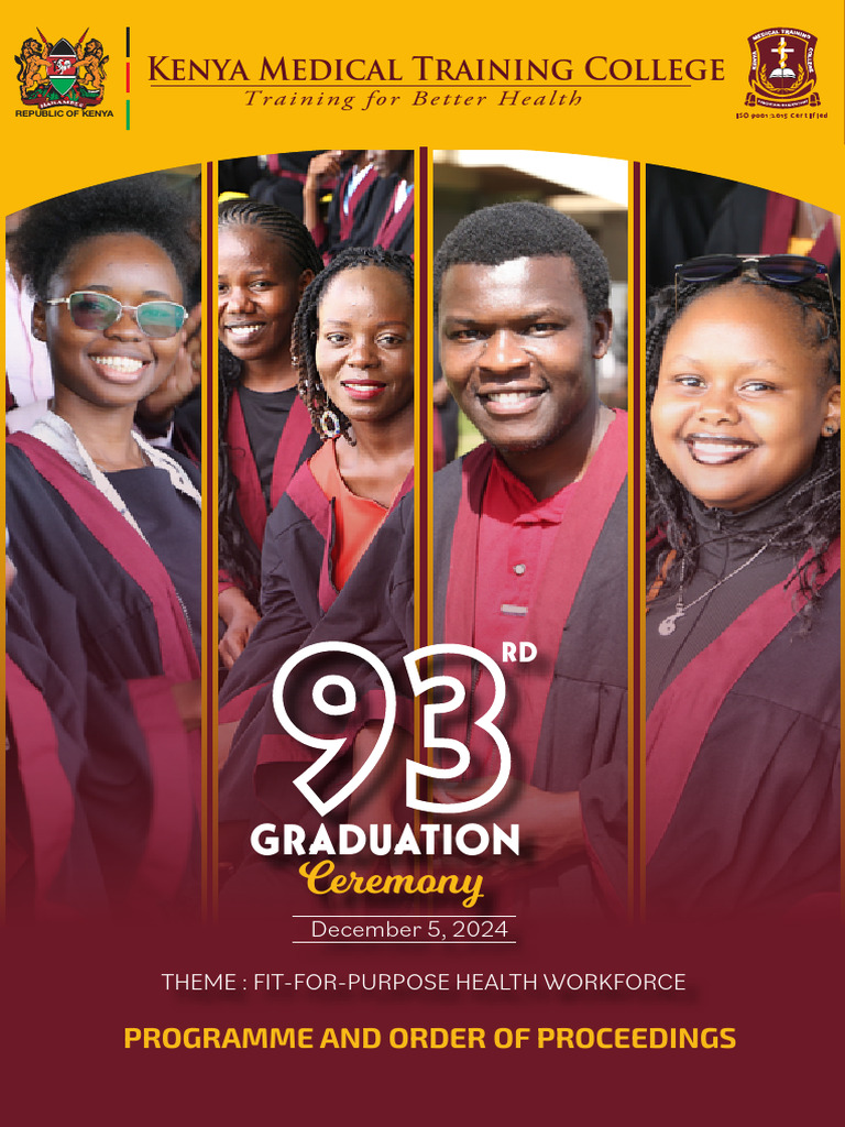 93rd Graduation Ceremony Order of Proceedings WEB | PDF | Pharmacy ...