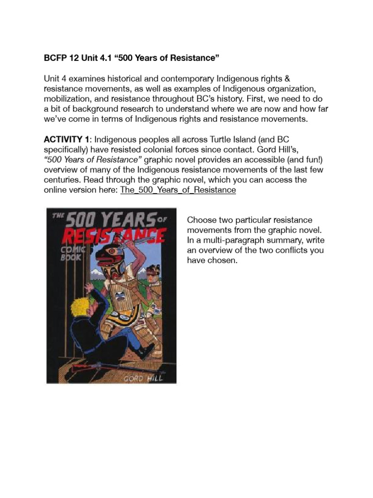 Indigenous Rights & Resistance Overview | PDF