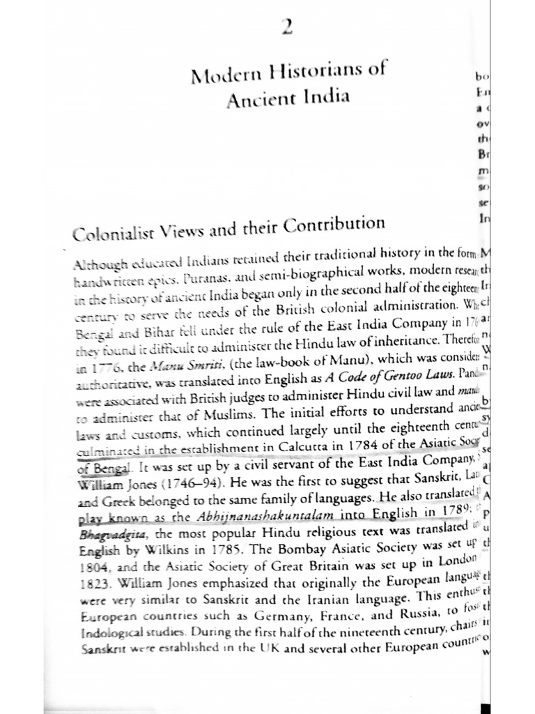 Modern Historians of Ancient India | PDF