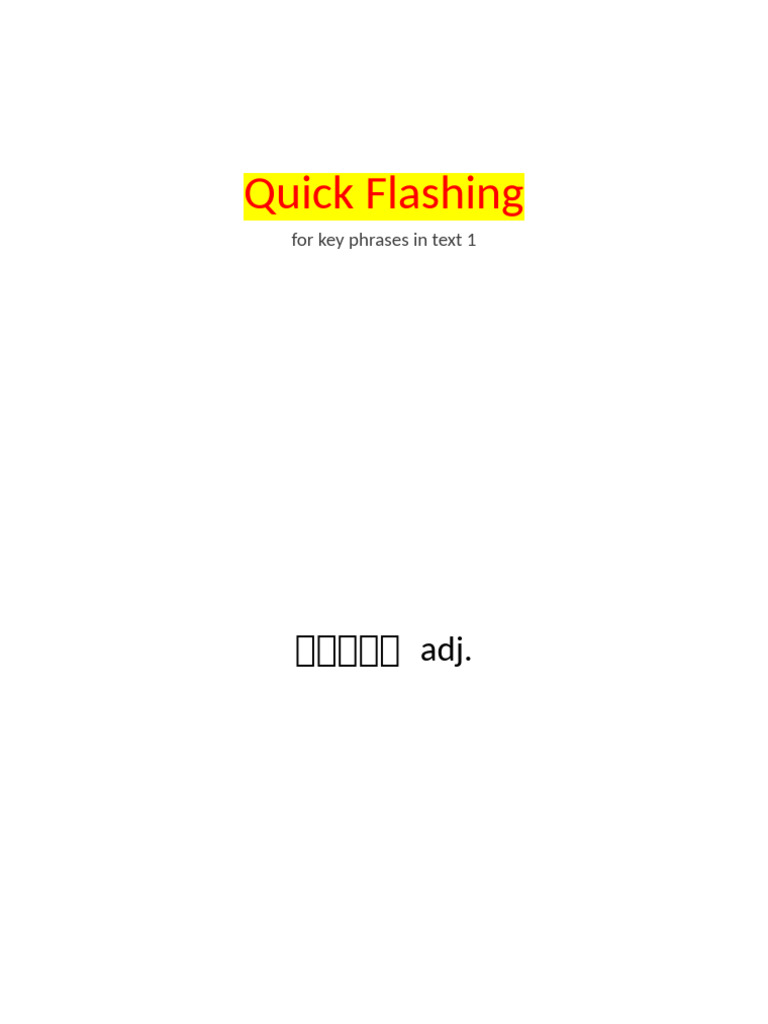 Quick Flashing | PDF