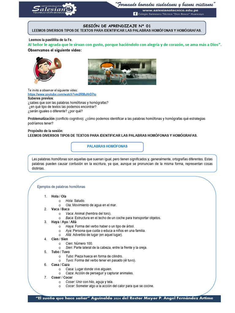 Sesion7 Hoja Informativa3 U8 | PDF | Verbo | Bancos