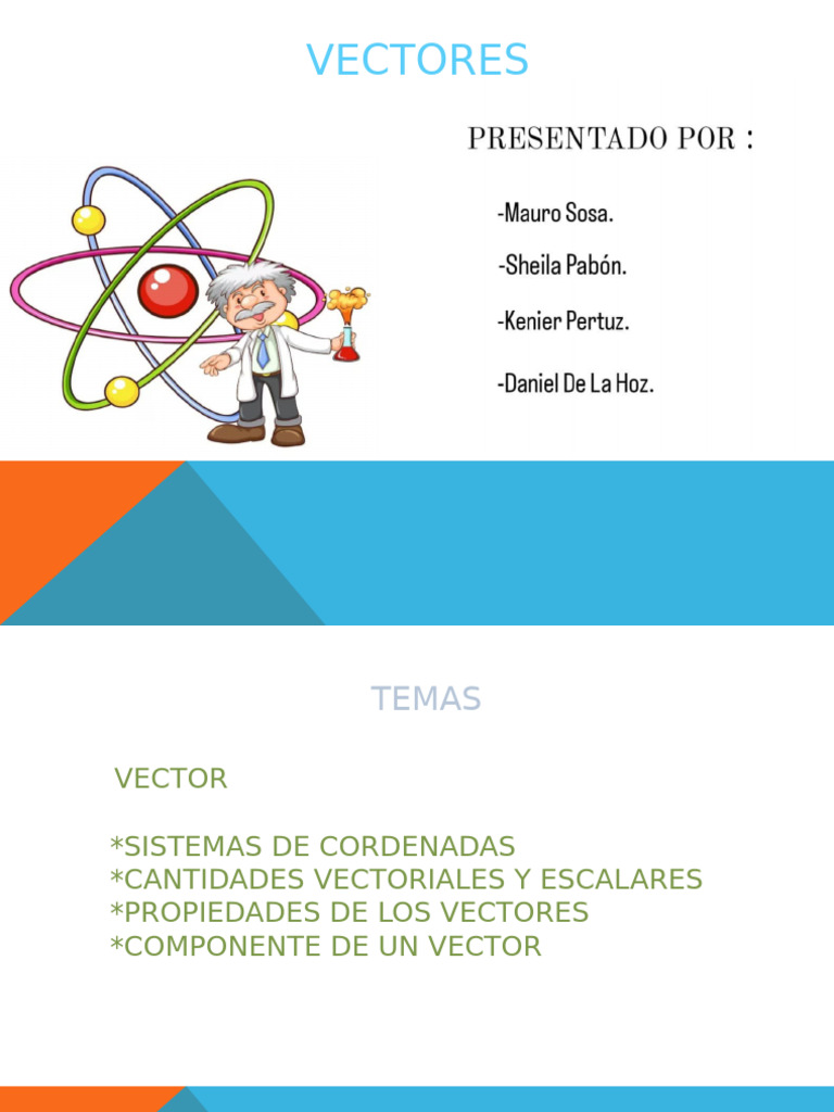 Vectores - Fisica Numerica | PDF | Vector Euclidiano | Sistema coordinado
