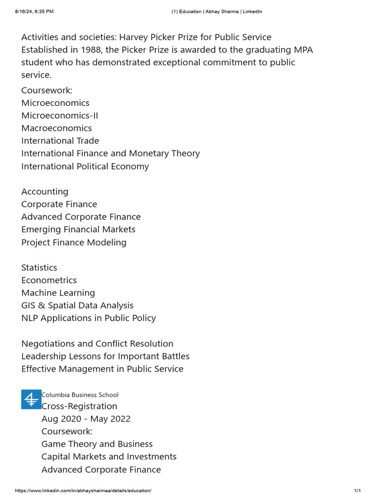 (1) Education _ Abhay Sharma _ LinkedIn | PDF (1) Education _ Abhay Sharma _ LinkedIn | PDF