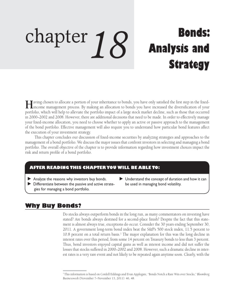 Bond Portfolio Management Strategies | PDF | Bonds (Finance ...