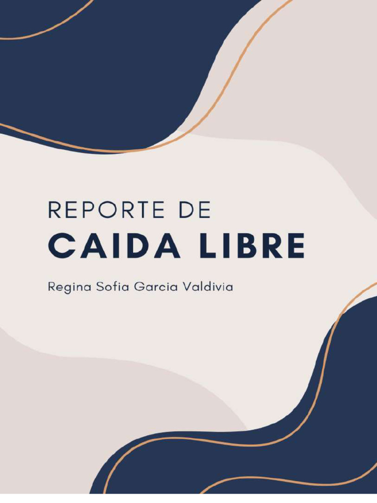 CAIDA LIBRE | PDF | Gravedad | Aceleración