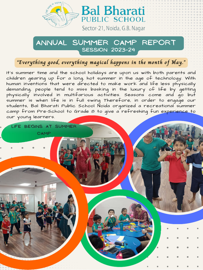 Sumer Camp Report FINAL 1 1 | PDF | Dances