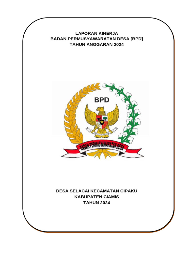 LAPORAN KINERJA BPD 2023 | PDF