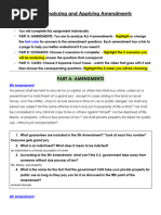 Bill of Rights Scenarios | PDF | Search And Seizure | First Amendment ...