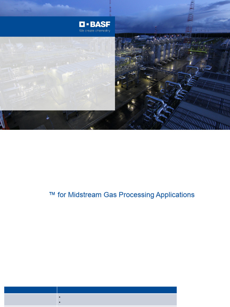 BASF Natural Gas Presentation | PDF | Natural Gas | Chemical Process ...