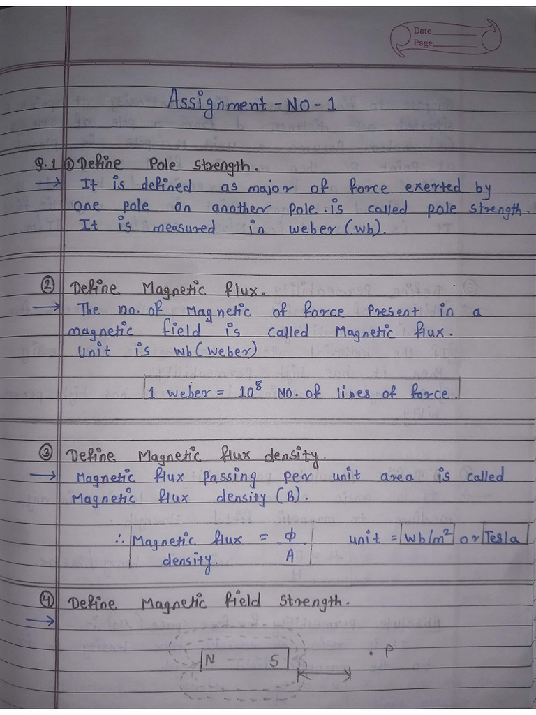 BEE Assignment No.1 | PDF