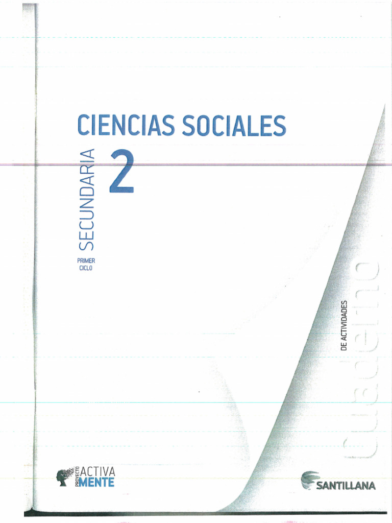 (Cuaderno) Sociales 2do Secundaria, Activamente | PDF