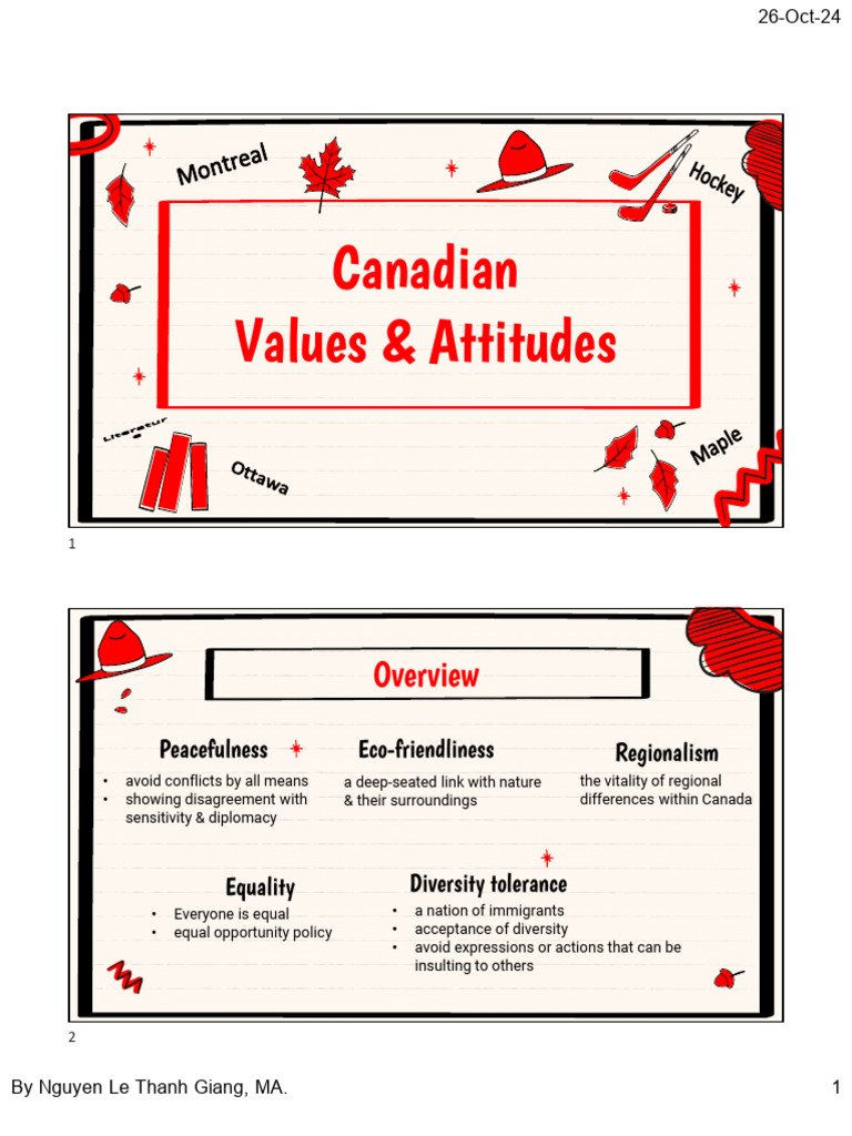 11 Canada - Values and Attitudes | PDF | Multiculturalism | Canada