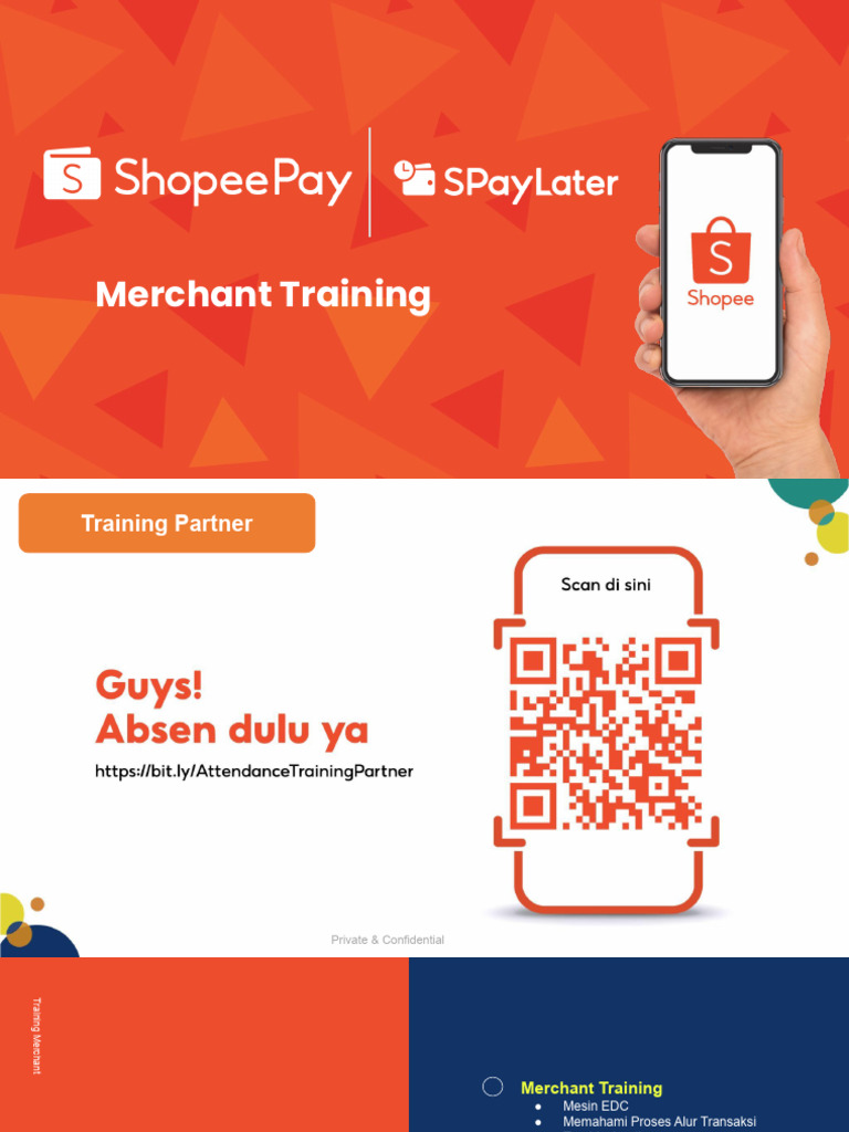 Training Material New Merchant ShopeePay, SPayLater, SPayLater Limit ...