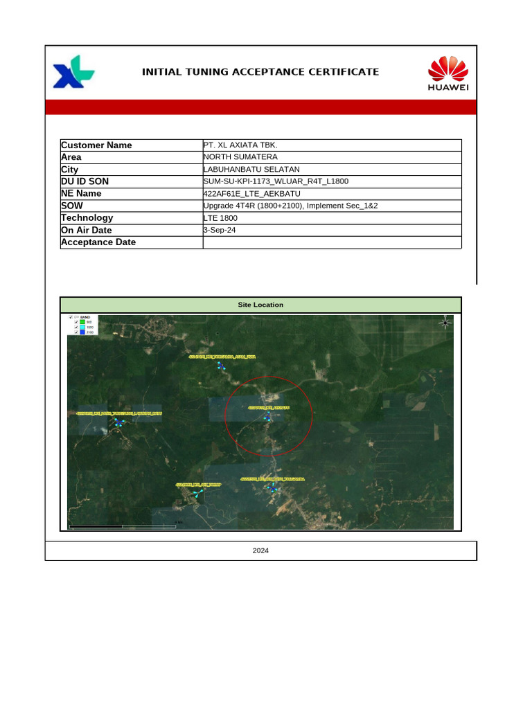 Acceptance Sample Pdf Radio Technology Telecommunications
