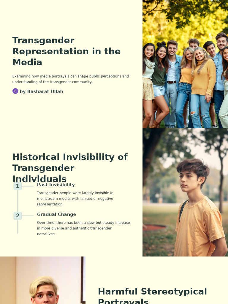 Transgender Representation in Media | PDF | Stereotypes | Transgender