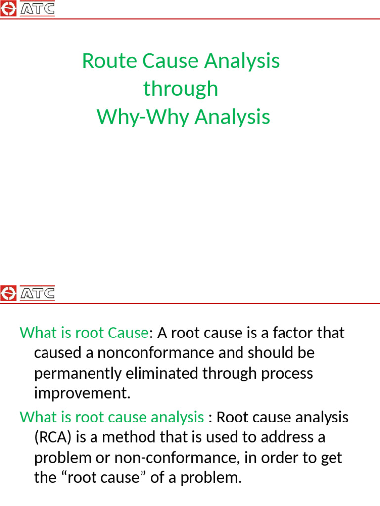 04 - Root Cause Analysis | PDF