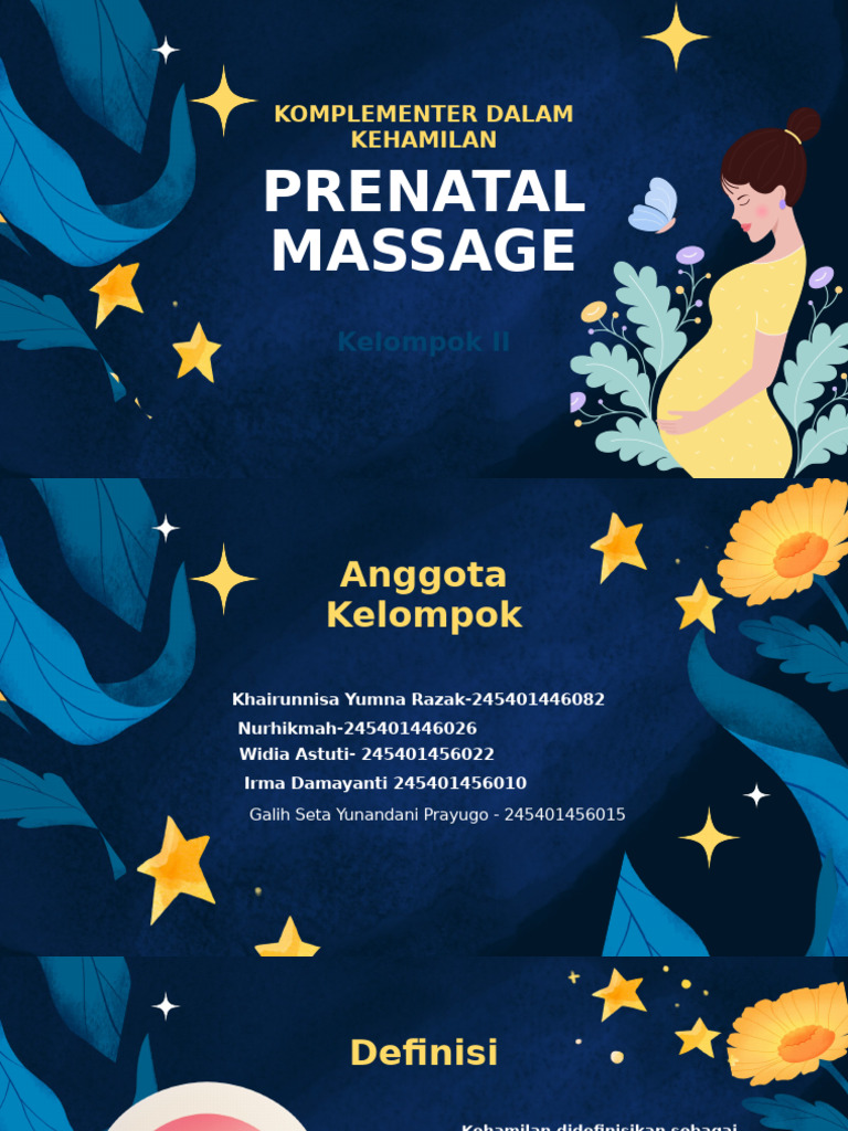 Manfaat dan Metode Prenatal Massage | PDF