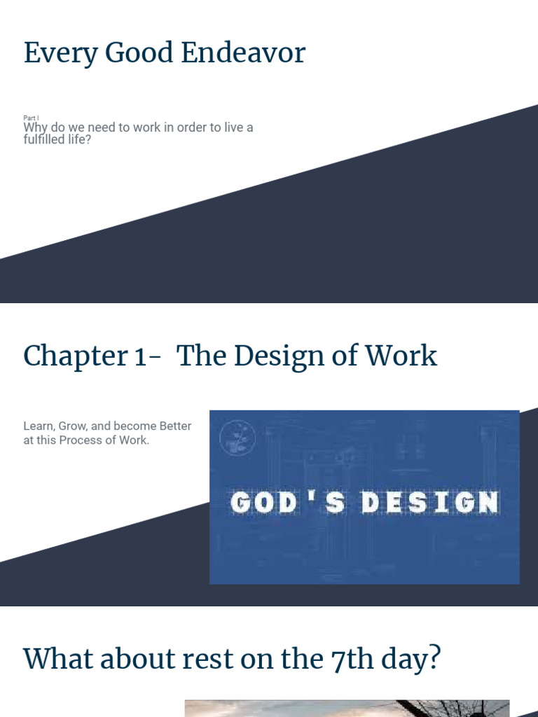 Every Good Endeavor Review | PDF | God | Love