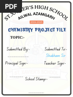 Chemistry FRONT PAGE DESIGN | PDF
