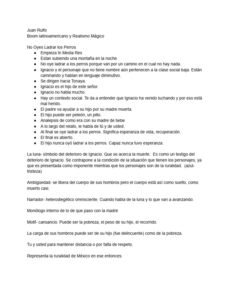 No Oyes Ladrar A Los Perros | PDF