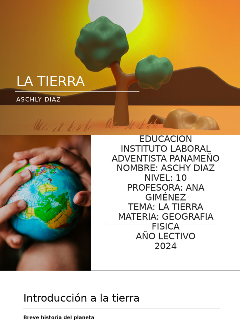 Aschly Diaz - La Tierra-1 | PDF | Tierra | Atmósfera