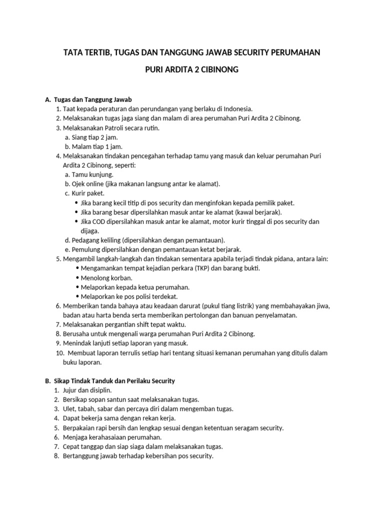 SOP Security | PDF