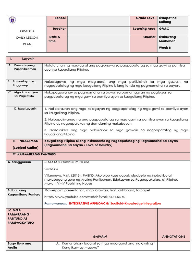 Cot GMRC 4 Q2 W8 | PDF