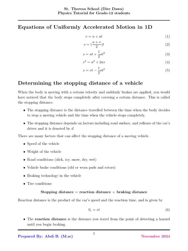 G12 Tutorial | PDF | Physical Phenomena | Mechanics