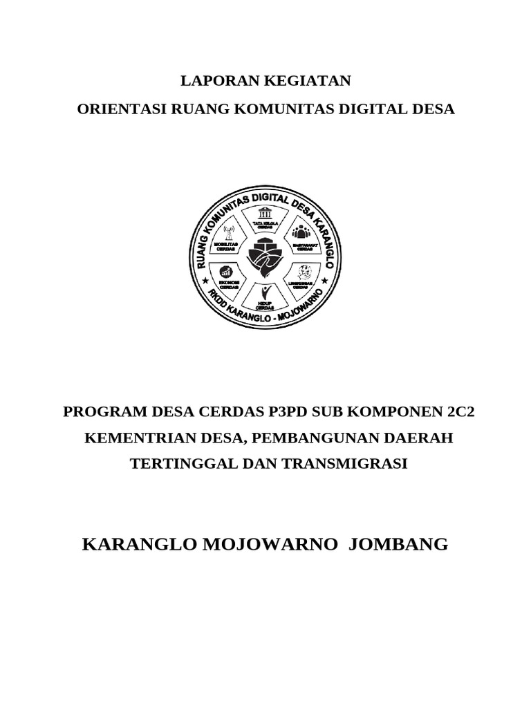 LPJ Orientasi RKDD Karanglo | PDF