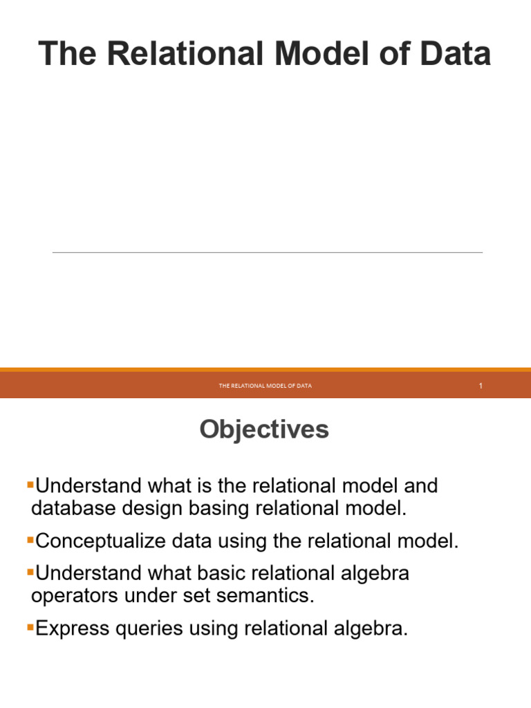 Read More The Relational Model of Data | PDF | Relational Model | Software Design
