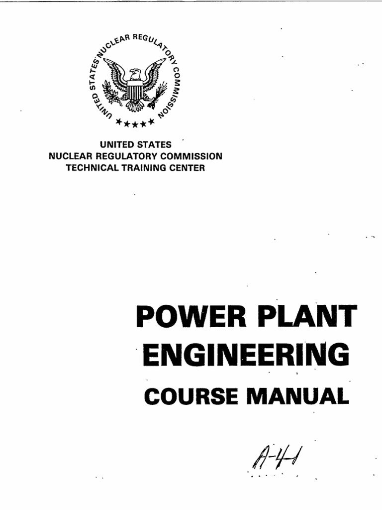 NRC Power Plant Engineering Manual | PDF | Pressurized Water Reactor | Electric Motor