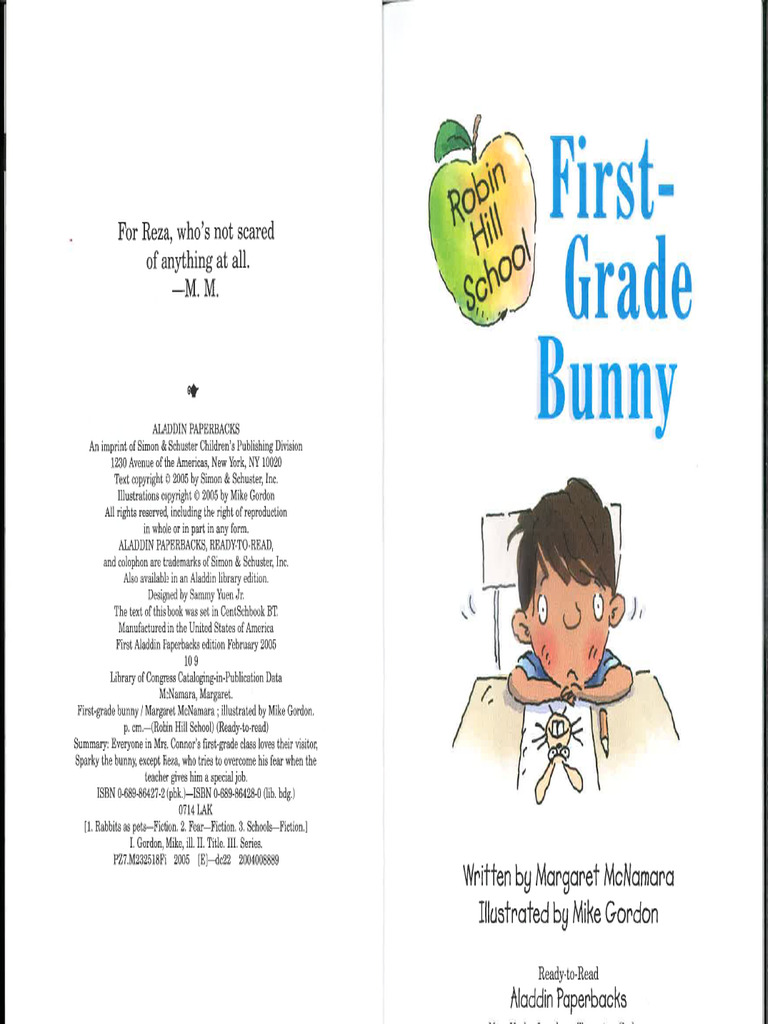 First Grade Bunny | PDF