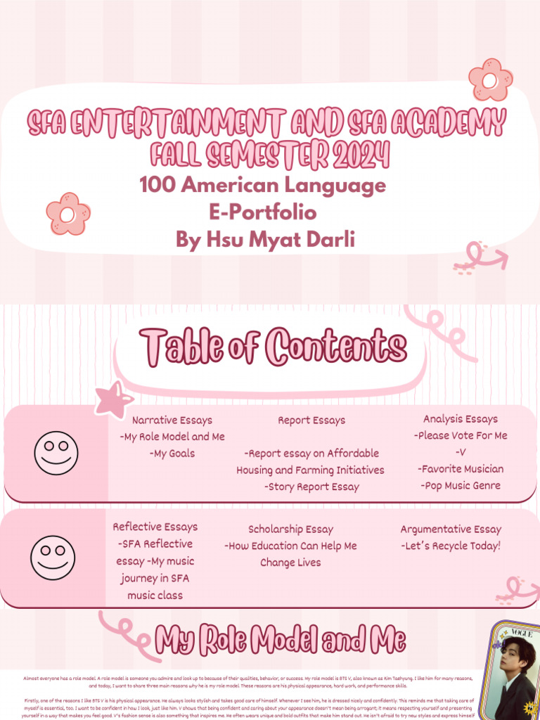 Hsu Myat Darli E-Portfolio | PDF