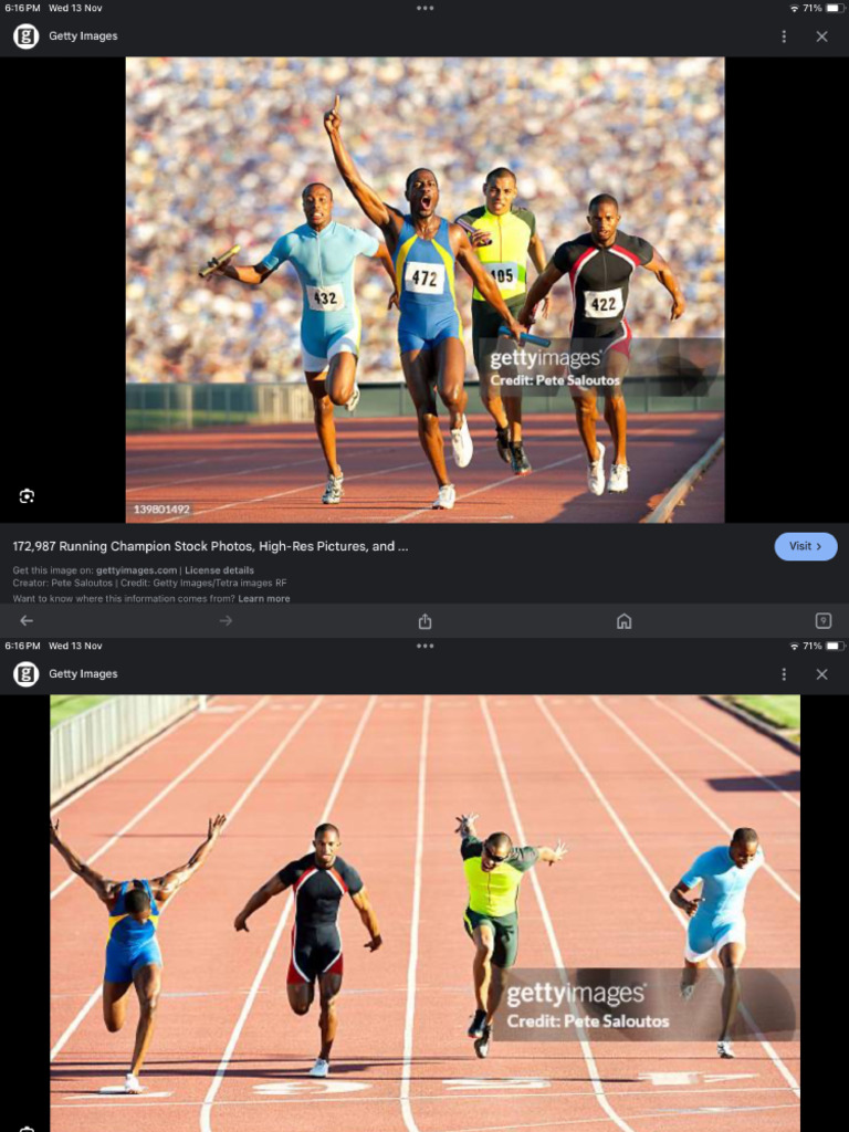 The runners of my science book | PDF