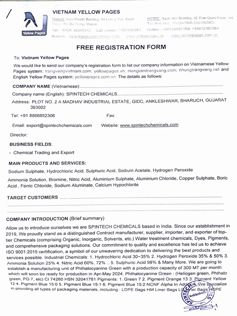 Vietnam Yellow Pages | PDF