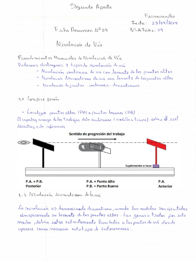 Ficha Resumen 09 Victor Raul Fernandez Amat (Ferrocarriles) | PDF