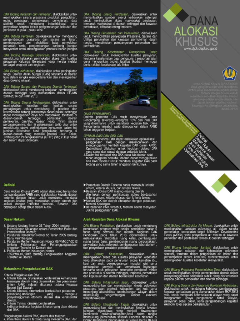 Penjelasan DAK | PDF