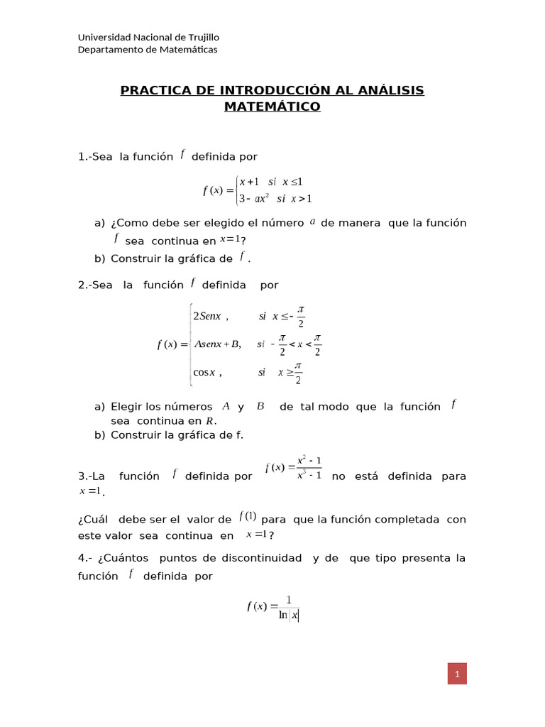 Practica de Continuidad | PDF