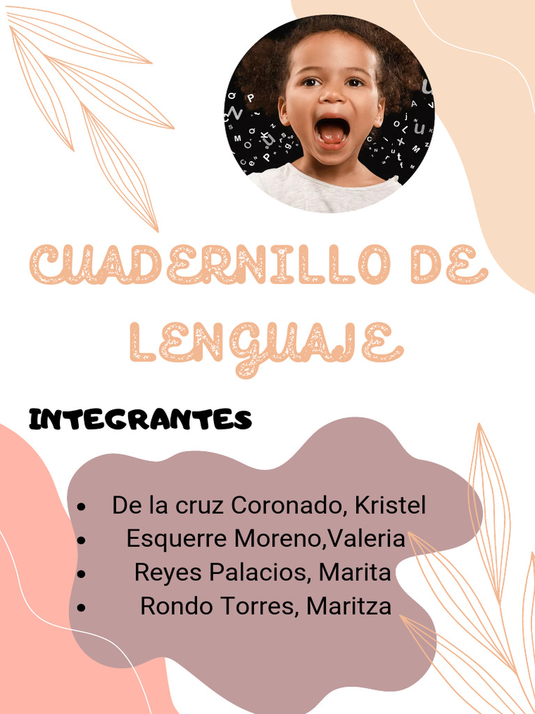 Album de Estimulacion Del Lenguaje | PDF