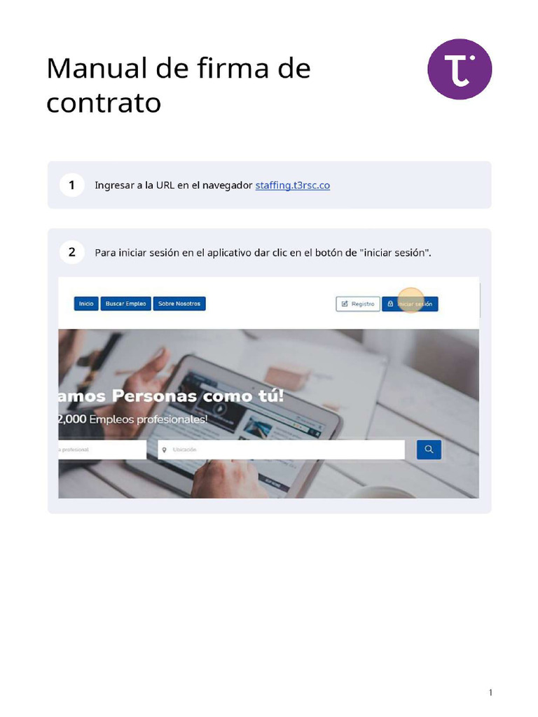 Manual de Firma de Contrato | PDF