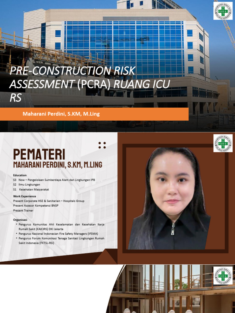Pre Construction Risk Assesment (Pcra) | PDF