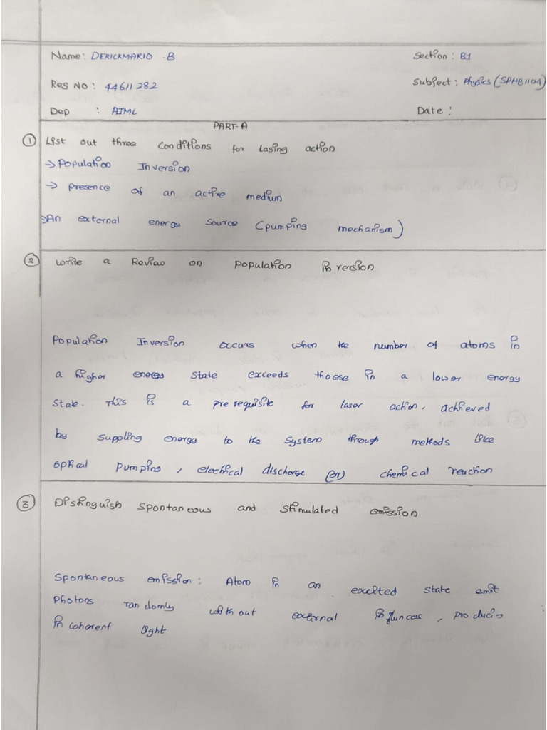 Physics Assignment | PDF
