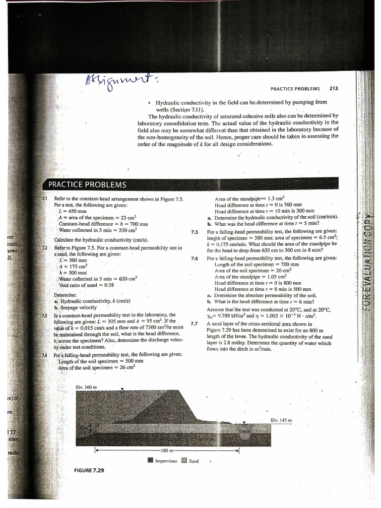 Soil Mech Assignment | PDF