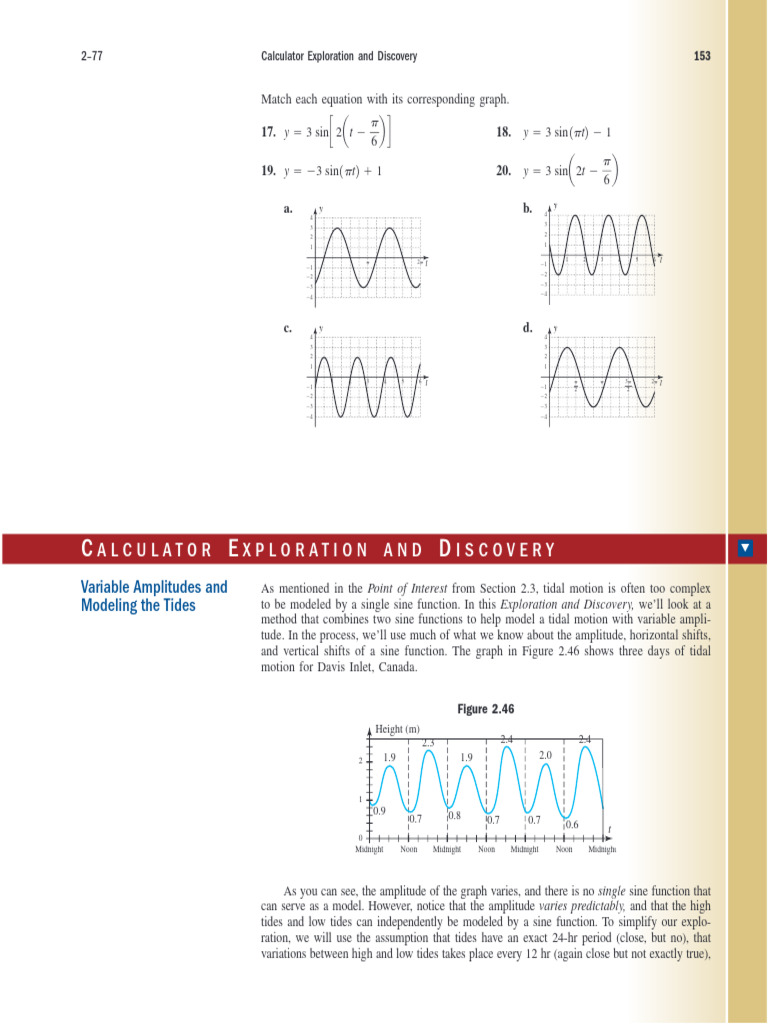 Ch02_Trig | PDF | Tide | Function (Mathematics)