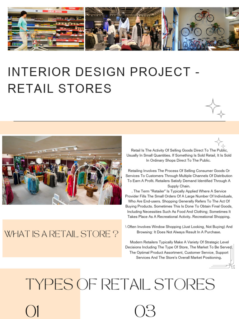 Interior Design Project - Retail Stores | PDF | Retail | Marketing