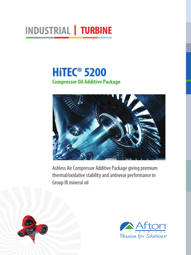 Hitec 5200 Pds | PDF | Motor Oil | Chemical Substances