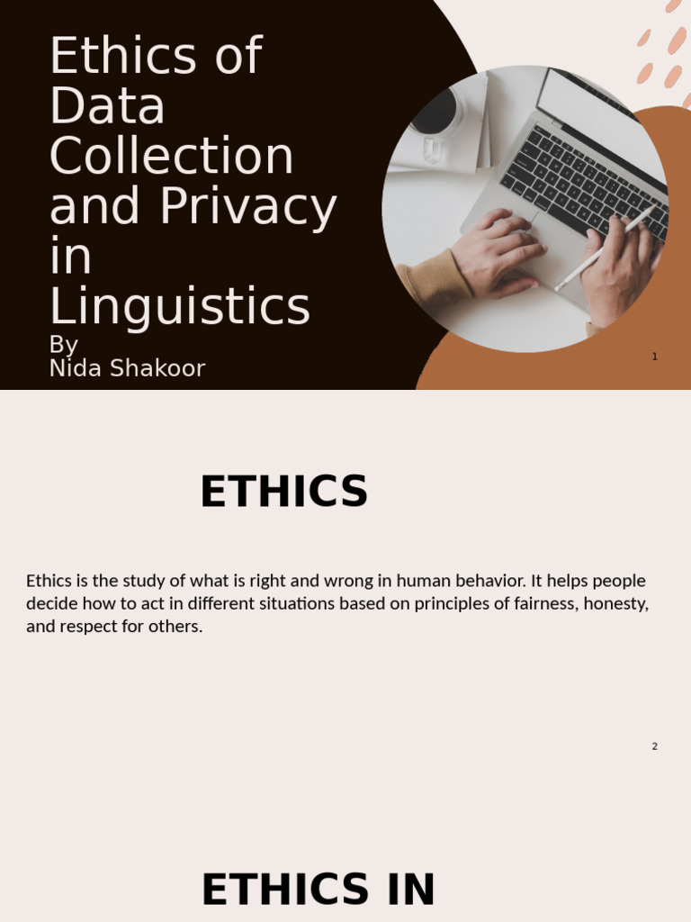 Ethics of Data Collection in Linguistics | PDF | Health Insurance ...
