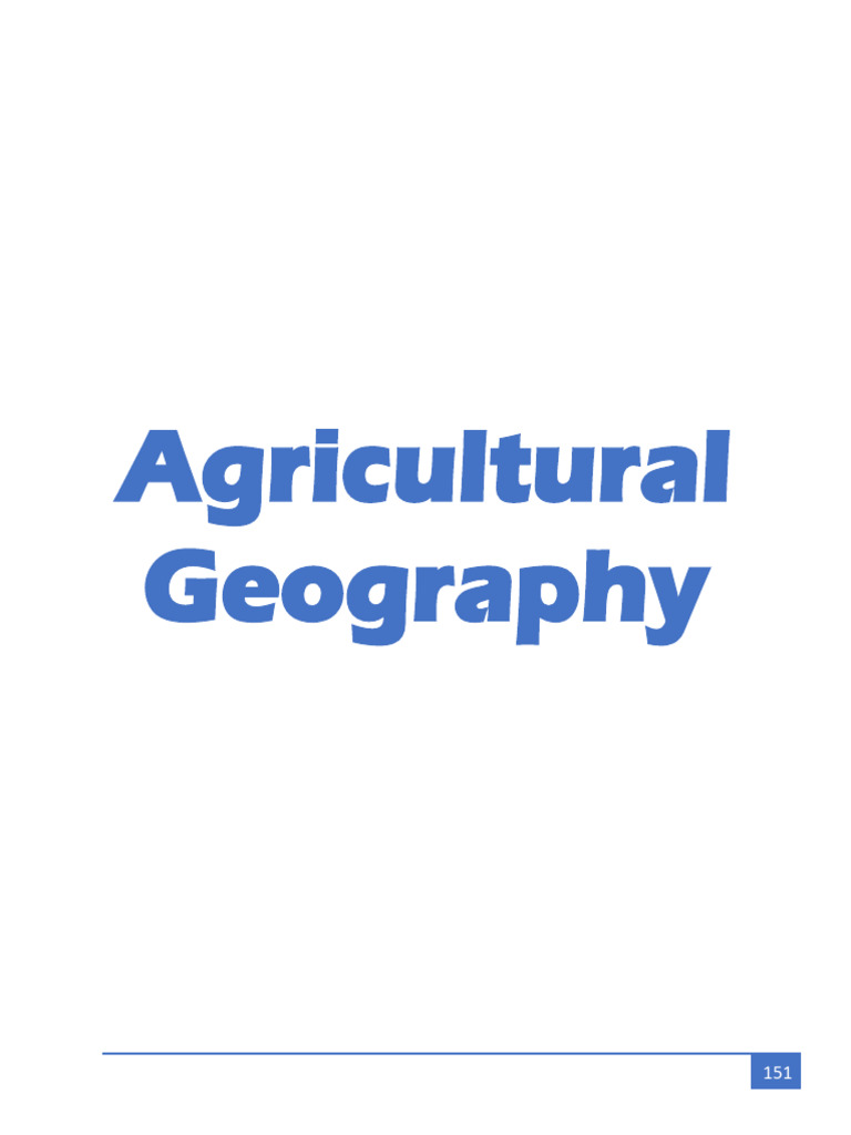 Agri Geography (Acc) | PDF | River | Himalayas