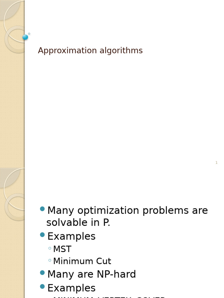 Approximation Algorithms for Vertex Cover | PDF